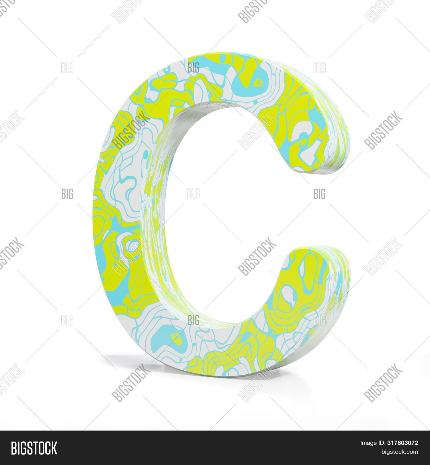 3d Rendering Letter C Image & Photo (Free Trial) | Bigstock