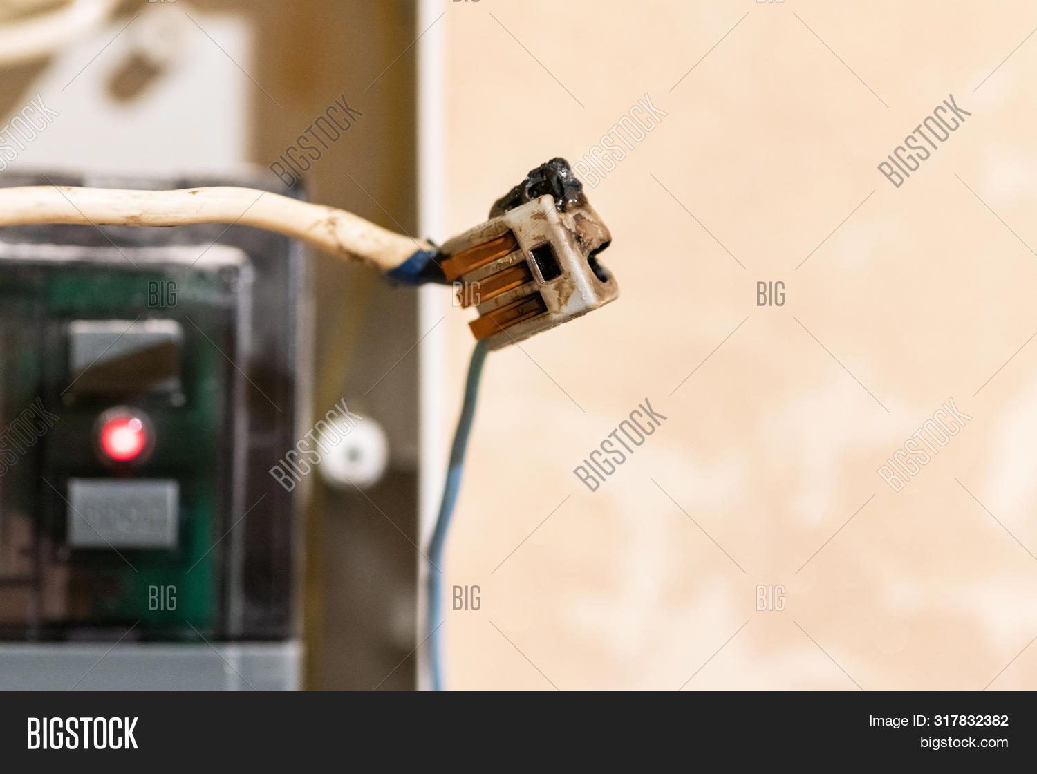 Burned Wire, Splicing Image & Photo (Free Trial) | Bigstock