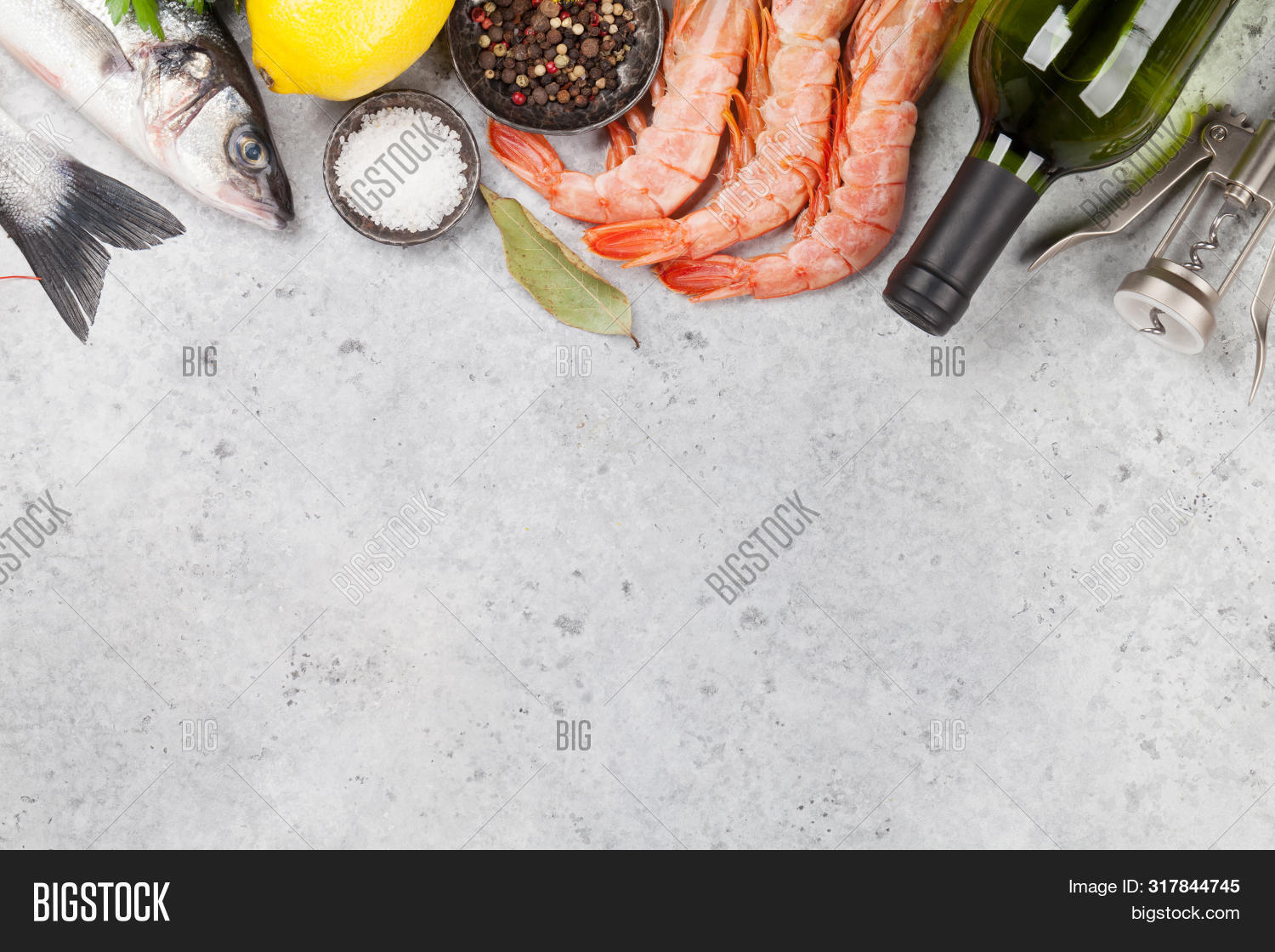 Imagen y foto Fresh Seafood. (prueba gratis) | Bigstock