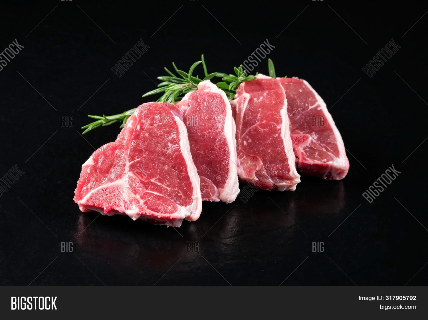 Raw T-Bone Lamb Steak Image & Photo (Free Trial) | Bigstock
