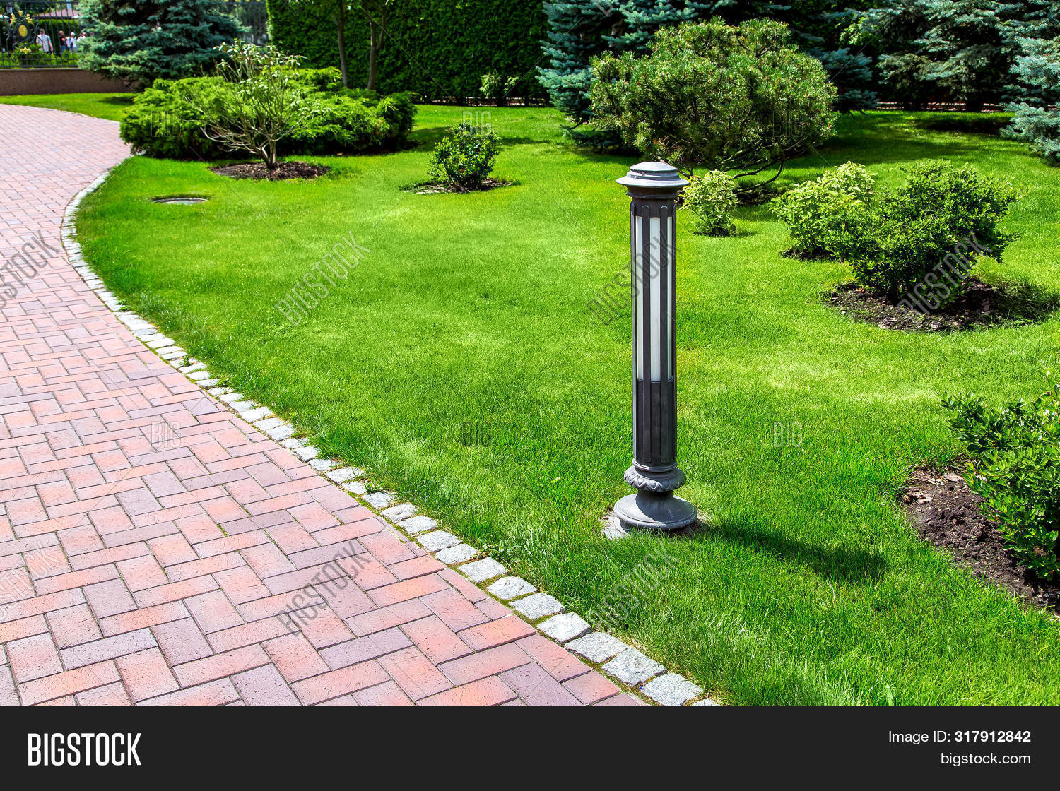 Garden Ground Lamp Image & Photo (Free Trial) | Bigstock