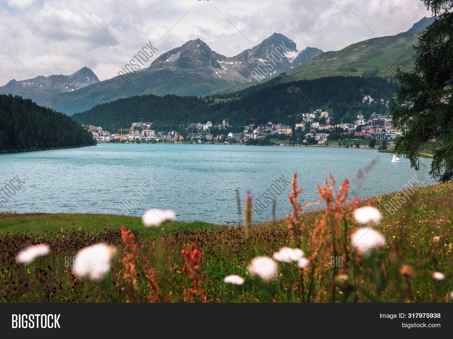 City St. Moritz Lake Image & Photo (Free Trial) | Bigstock