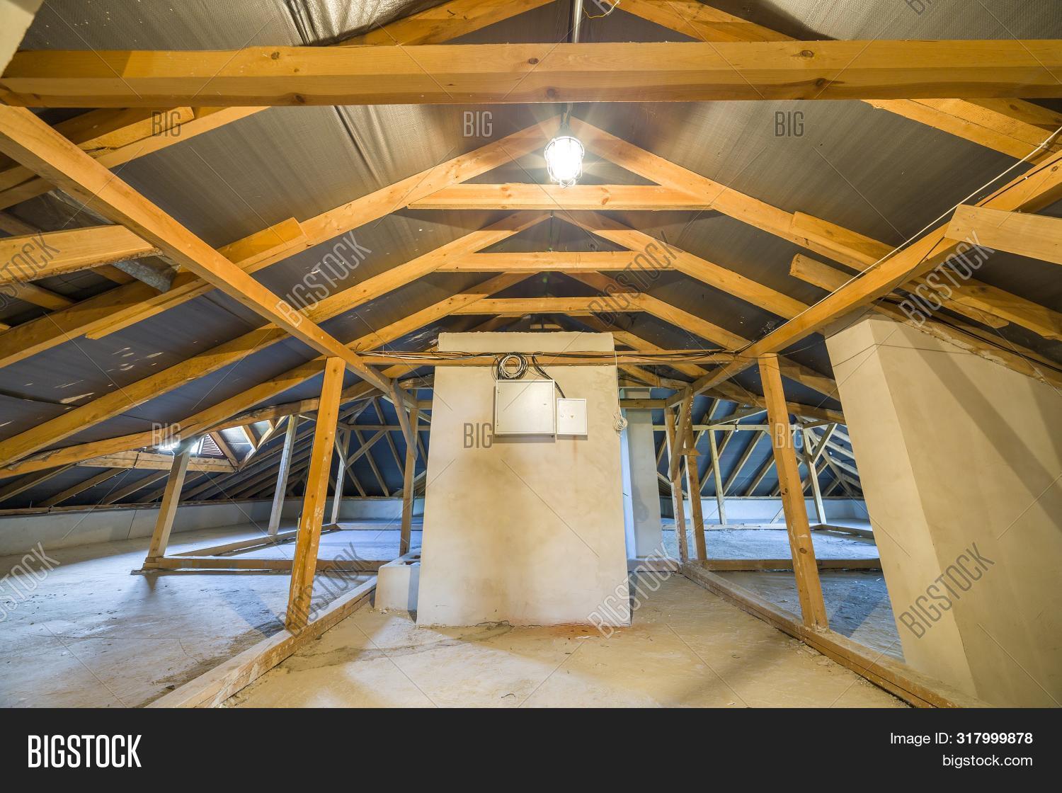 Attic Building Wooden Image & Photo (Free Trial) | Bigstock