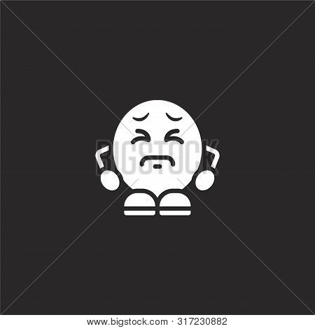 Sad Icon. Sad Icon Vector & Photo (Free Trial) | Bigstock