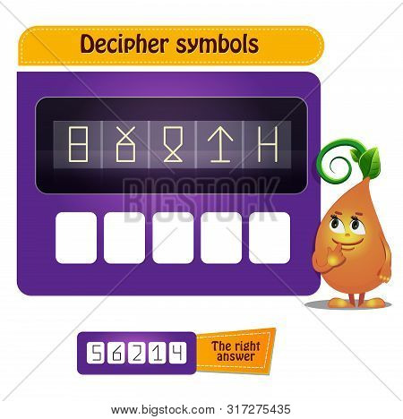 Decipher Symbols Vector & Photo (Free Trial) | Bigstock