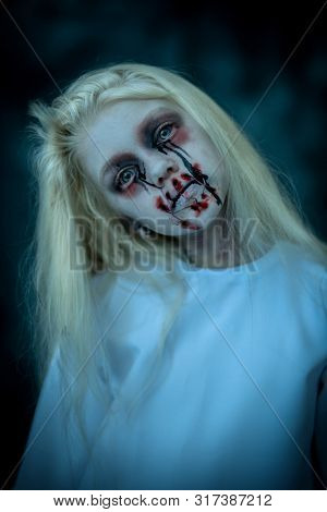 Portrait Scary Pale Image & Photo (Free Trial) | Bigstock