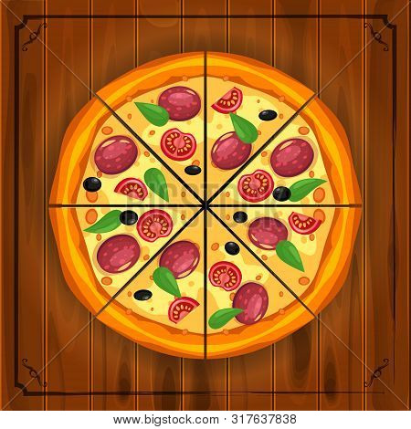Pizza Triangle Images, Illustrations & Vectors (Free) - Bigstock