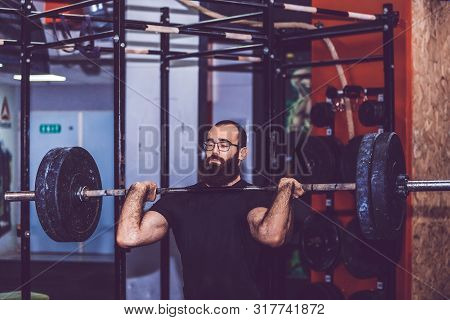 Bearded Man Straining Image & Photo (Free Trial) | Bigstock