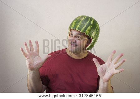 Man Wearing Watermelon Image & Photo (Free Trial) | Bigstock