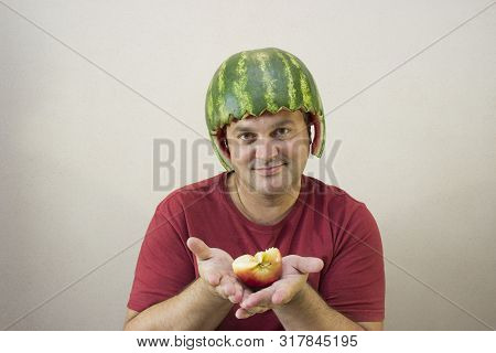 Man Wearing Watermelon Image & Photo (Free Trial) | Bigstock