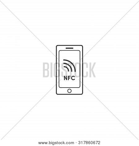 Nfc Mobile Pnone Icon Vector & Photo (Free Trial) | Bigstock