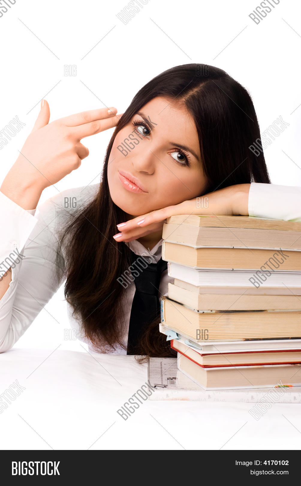 Unhappy Student Doing Image & Photo (Free Trial) | Bigstock