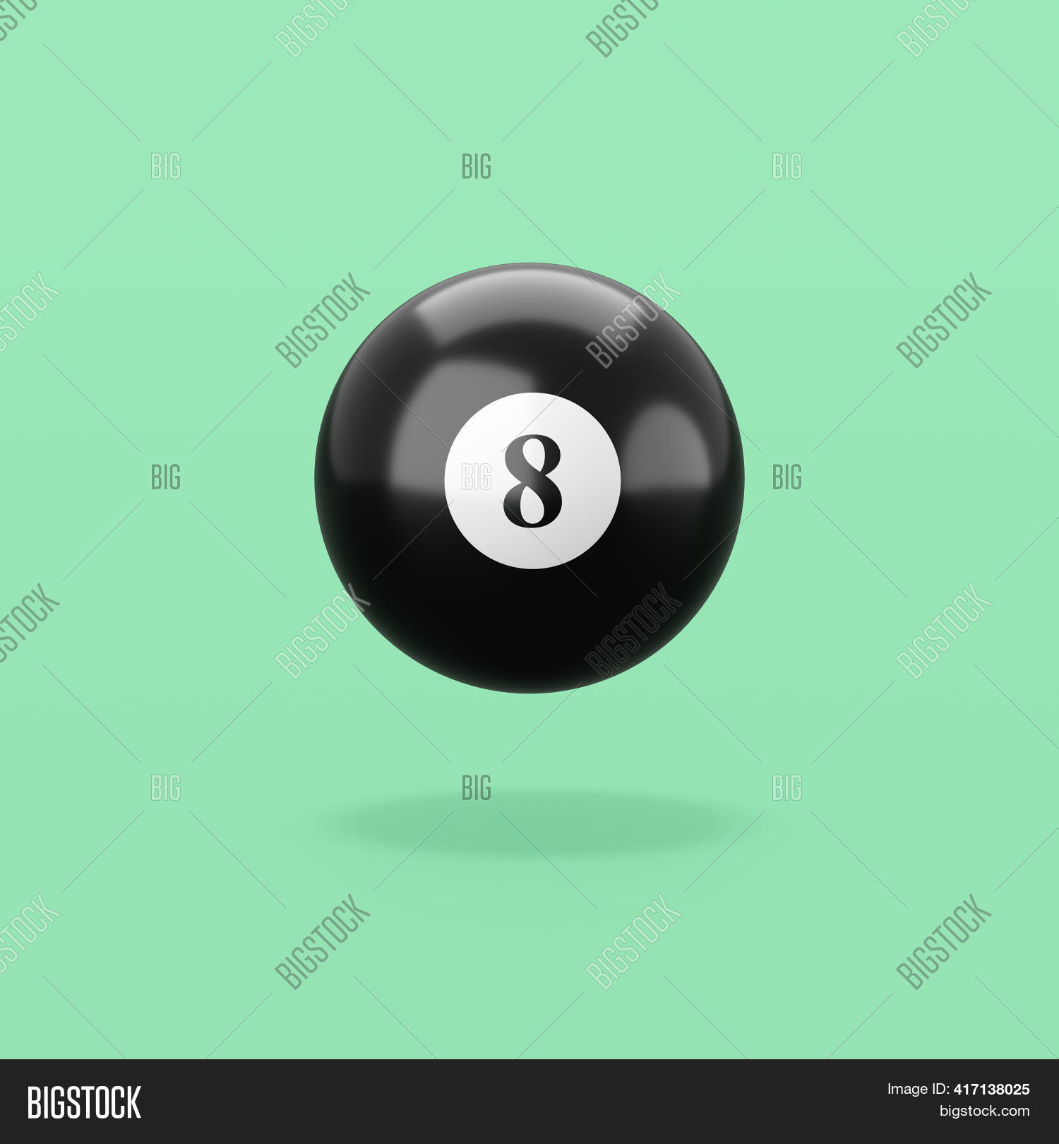 Black Pool Ball Number Image & Photo (Free Trial) | Bigstock