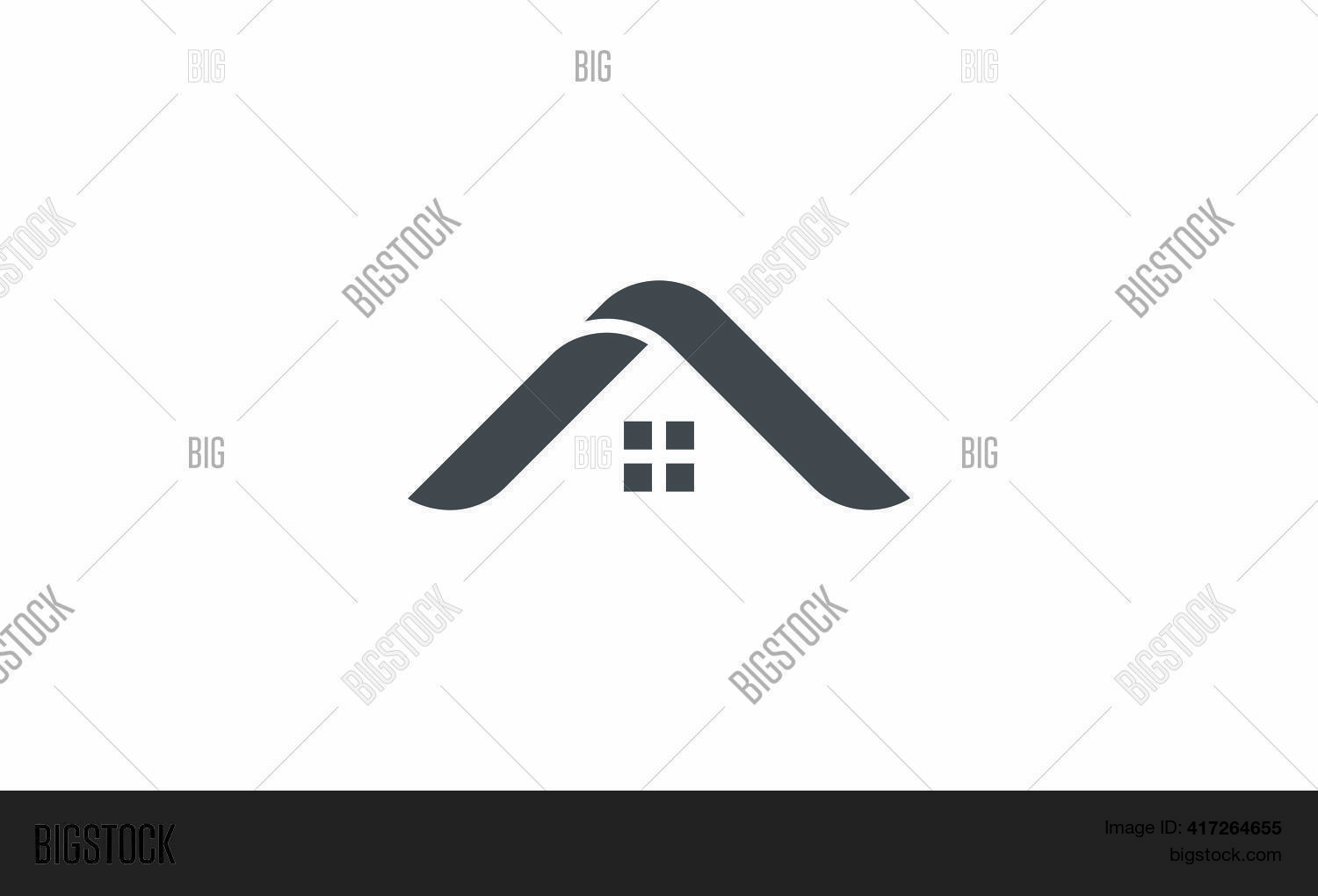 Roof Logo Design Vector & Photo (Free Trial) | Bigstock
