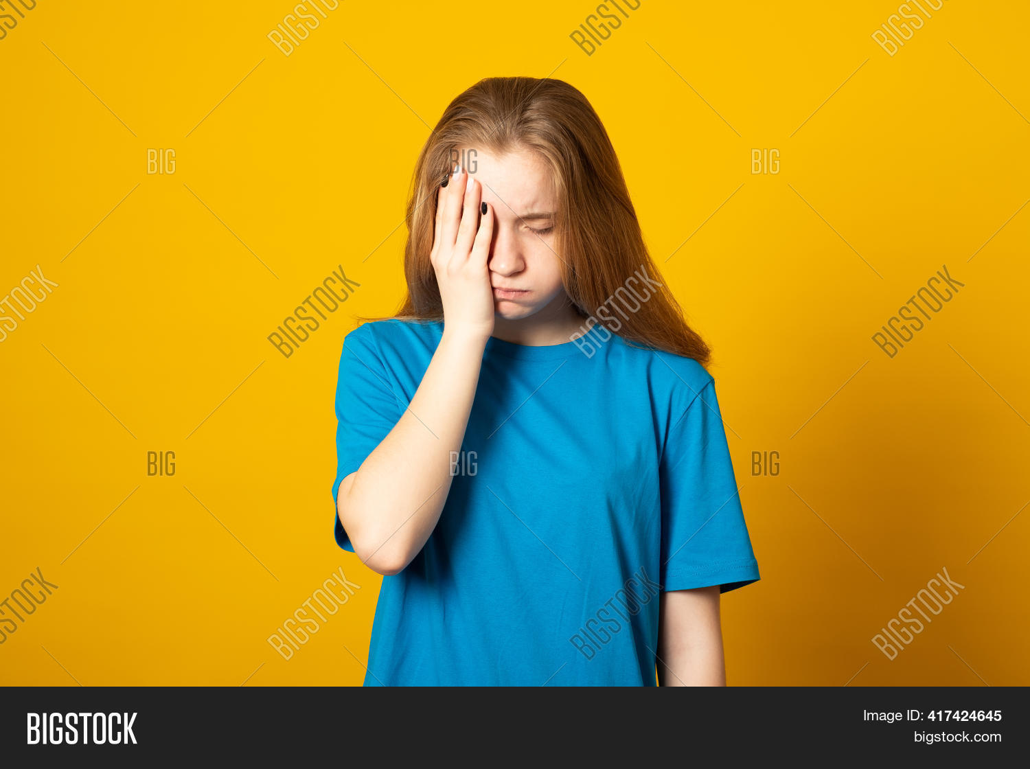 Exhausted Tired Face