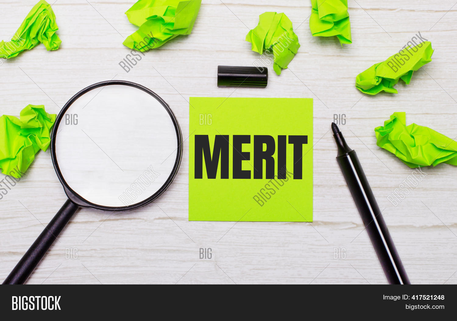 Word Merit Written On Image & Photo (Free Trial) | Bigstock