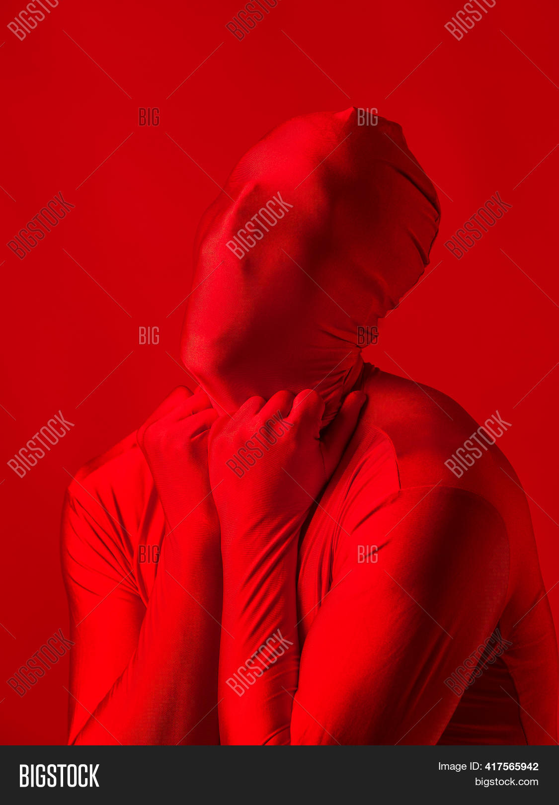 Crazy Red Man On Red Image & Photo (Free Trial) | Bigstock