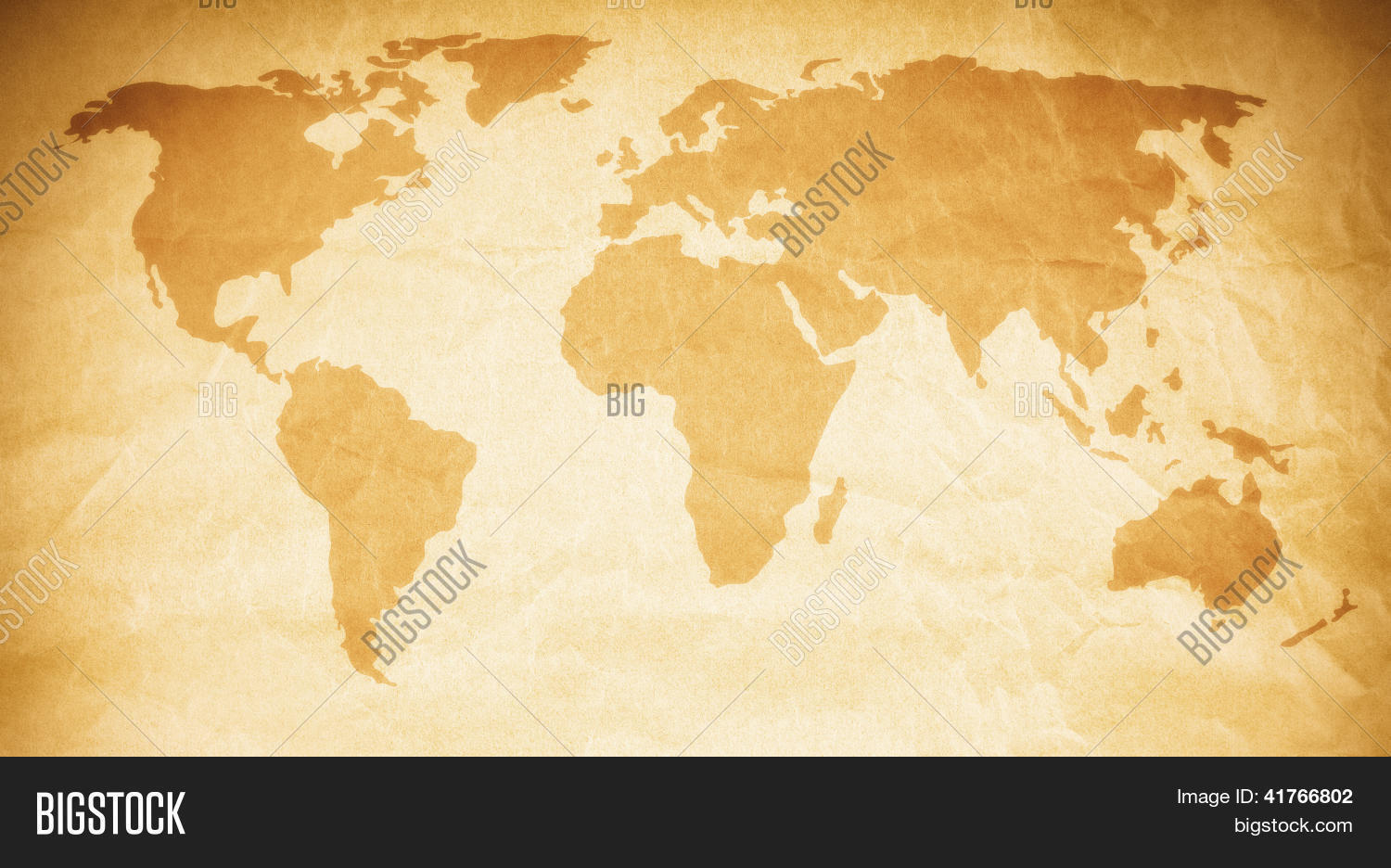World Map On Paper Image & Photo (Free Trial) | Bigstock