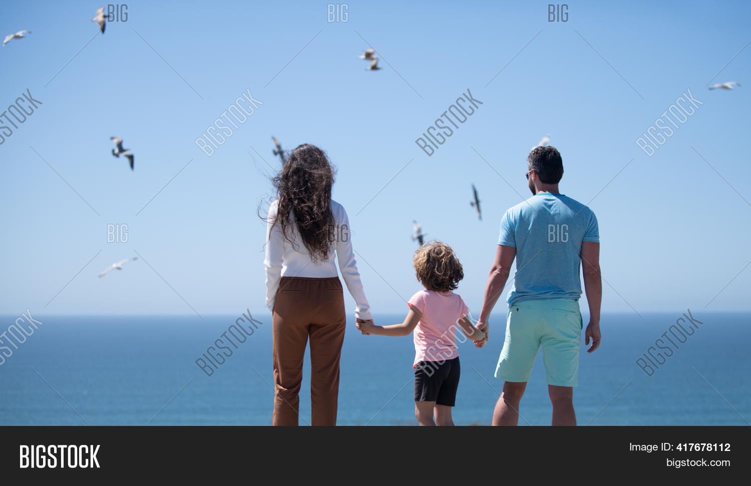 Back View Family On Image & Photo (Free Trial) | Bigstock