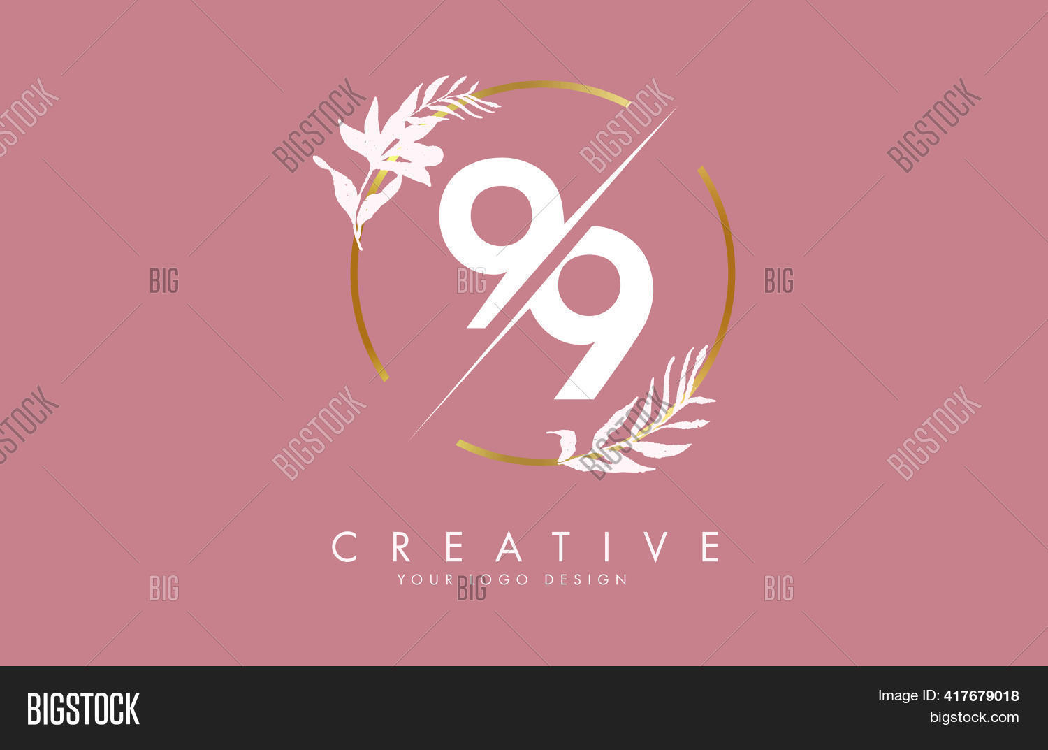 Number 99 9logo Vector & Photo (Free Trial) | Bigstock