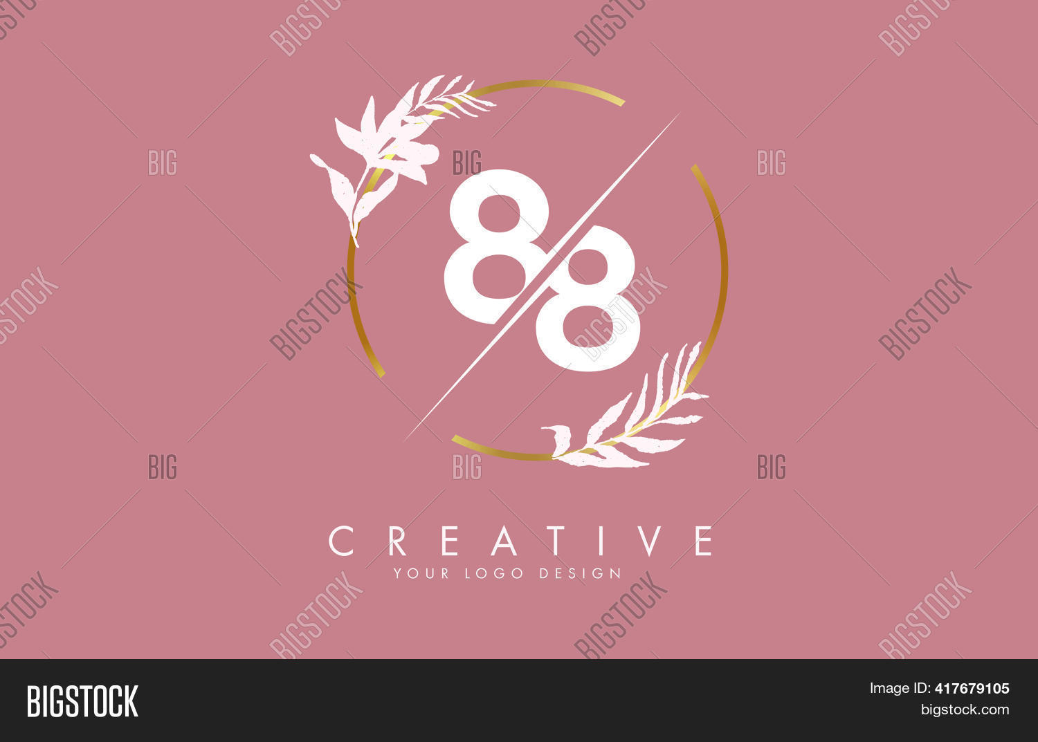 Number 88 8 Logo Vector & Photo (Free Trial) | Bigstock