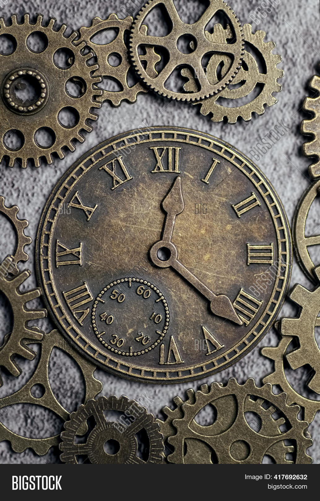 Steampunk Style Clock Image & Photo (Free Trial) | Bigstock
