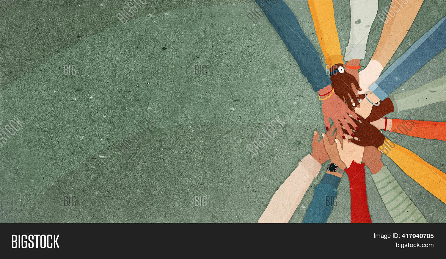 Group Arms Hands Image & Photo (Free Trial) | Bigstock