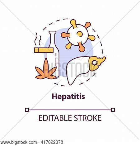 Hepatitis Concept Vector & Photo (Free Trial) | Bigstock