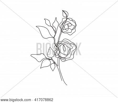 Continuous Line Vector & Photo (Free Trial) | Bigstock