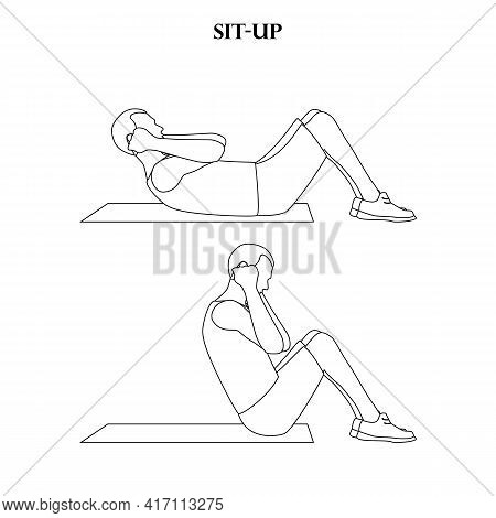 Sit- Exercise Workout Vector & Photo (Free Trial) | Bigstock