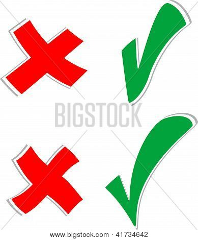 Check Mark Stickers Image & Photo (free Trial) | Bigstock