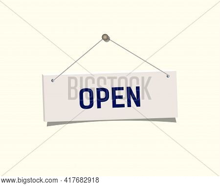 Open Sign Hanging On Vector & Photo (Free Trial) | Bigstock