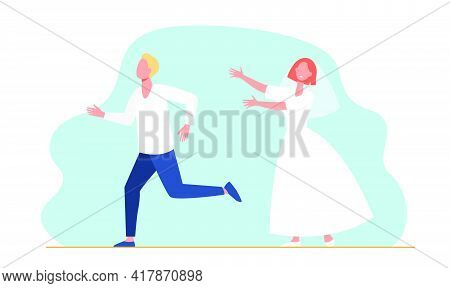 Groom Man Running Vector & Photo (Free Trial) | Bigstock