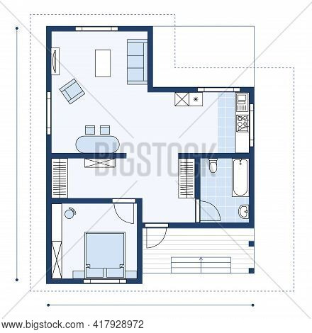 House Layout Vector & Photo (Free Trial) | Bigstock
