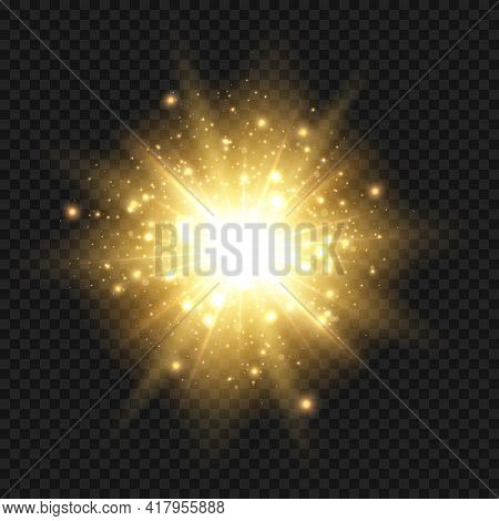 Glowing Starburst Vector & Photo (Free Trial) | Bigstock