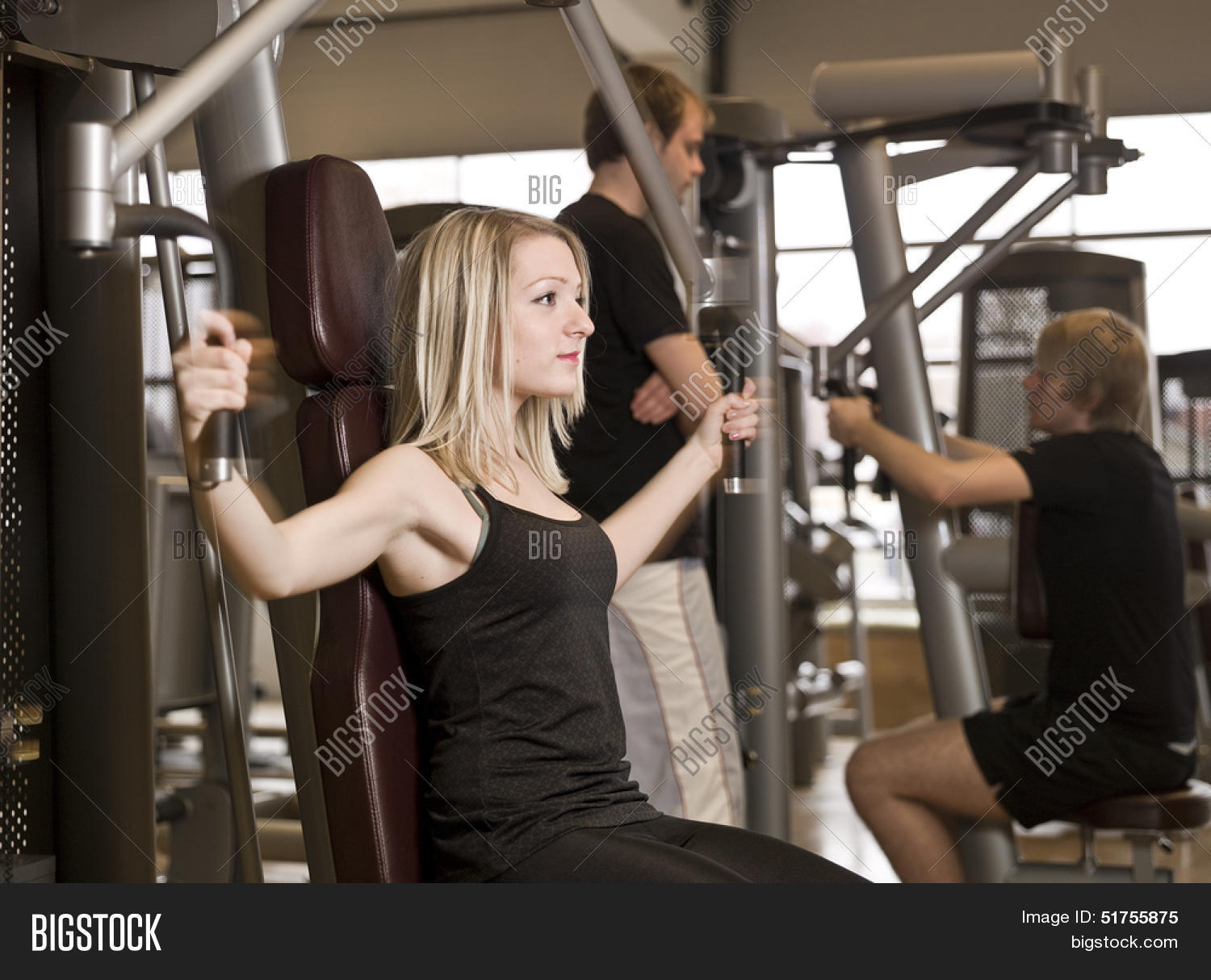 Girl Using Exercise Image & Photo (Free Trial) | Bigstock
