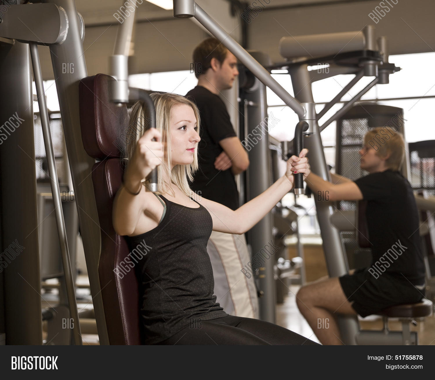 Girl Using Exercise Image & Photo (Free Trial) | Bigstock