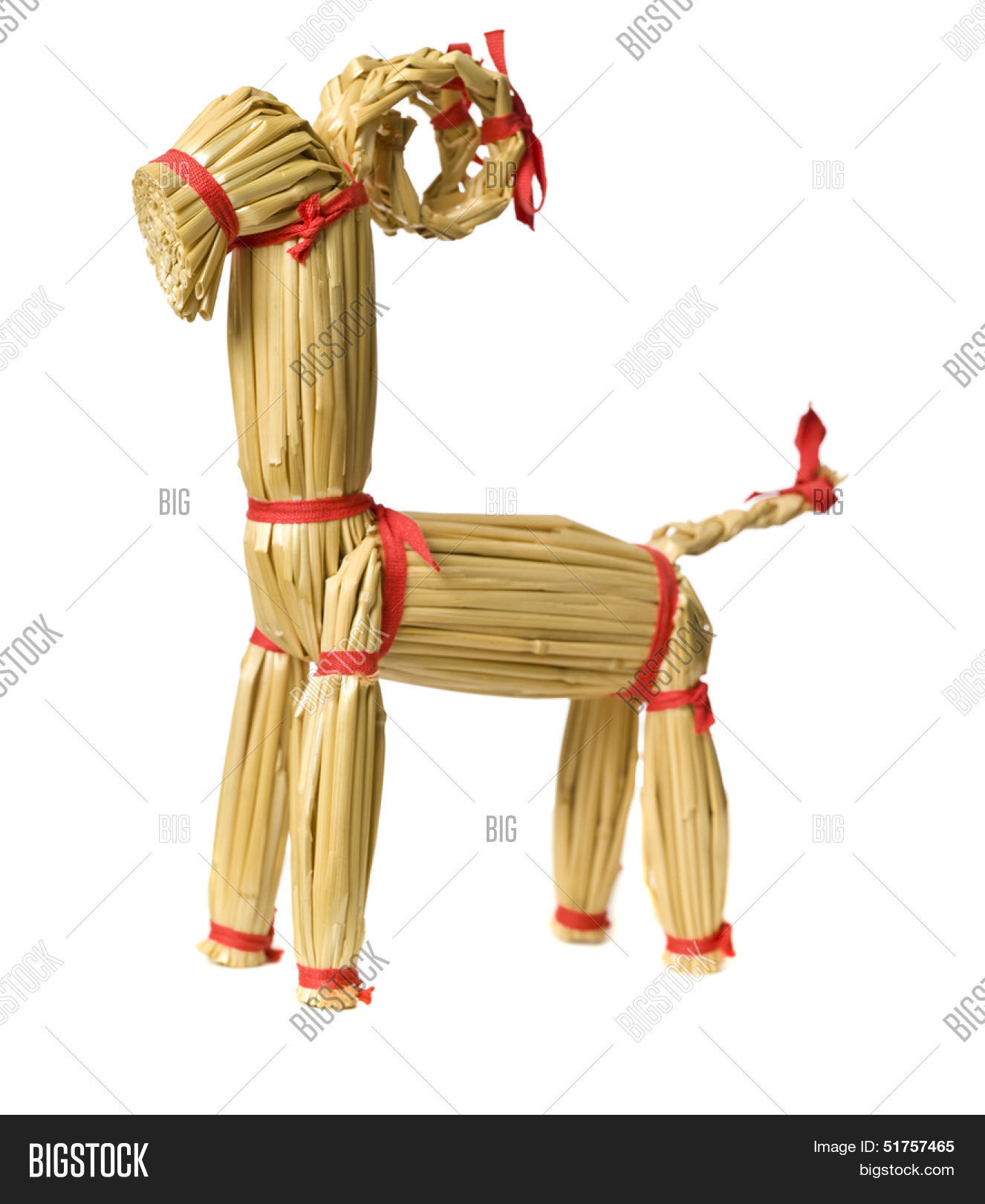 Yule Goat Isolated On Image & Photo (Free Trial) | Bigstock