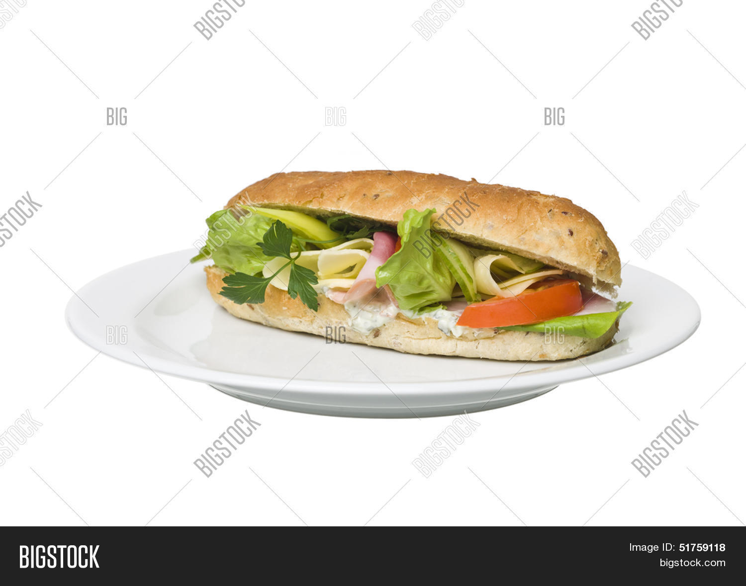 Foot Long Sandwich On Image & Photo (Free Trial) | Bigstock
