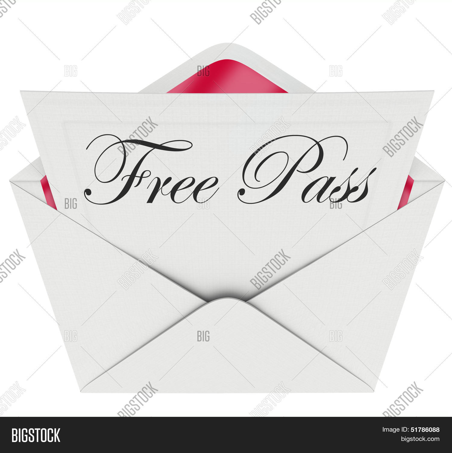 Words Free Pass On Image & Photo (Free Trial) | Bigstock
