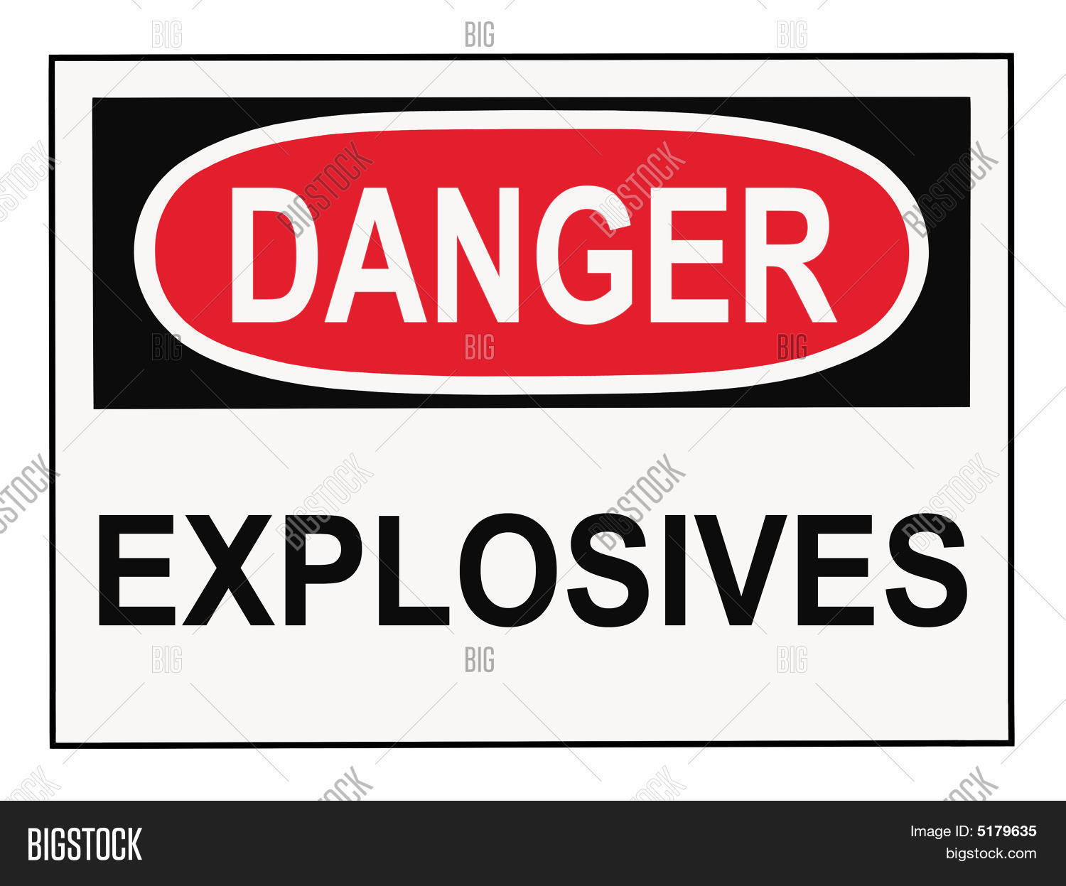 Danger Explosives Sign Image & Photo (Free Trial) | Bigstock