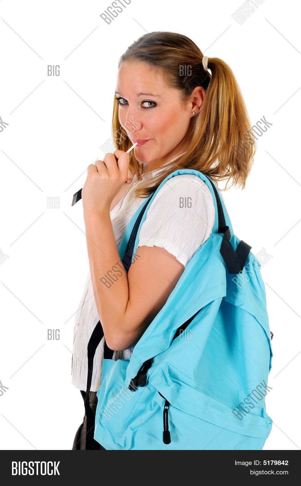 Teen Student Backpack Image & Photo (Free Trial) | Bigstock