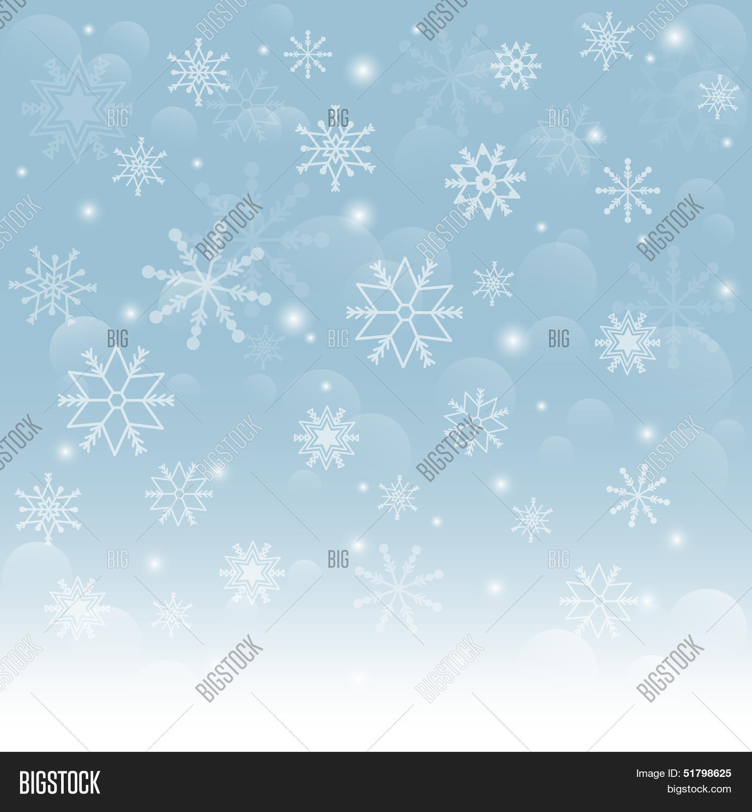Falling Snowflakes Vector & Photo (Free Trial) | Bigstock