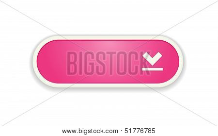 Pink Download Button Vector & Photo (Free Trial) | Bigstock