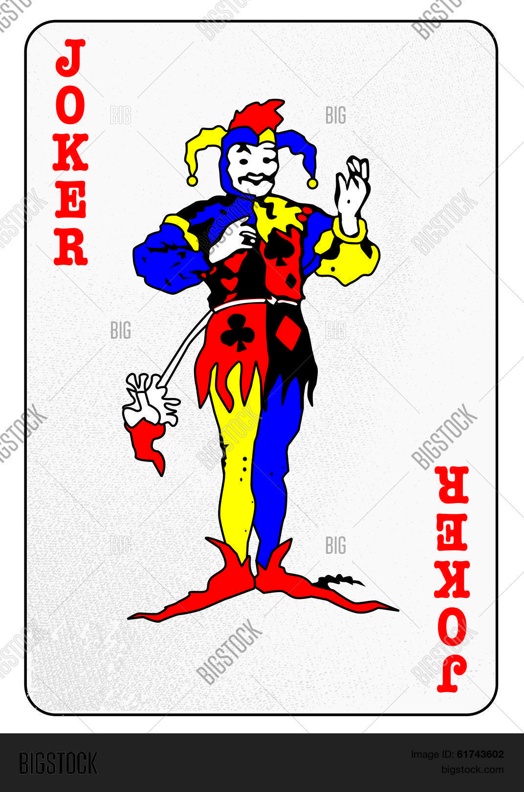 Joker Card Vector & Photo (Free Trial) | Bigstock