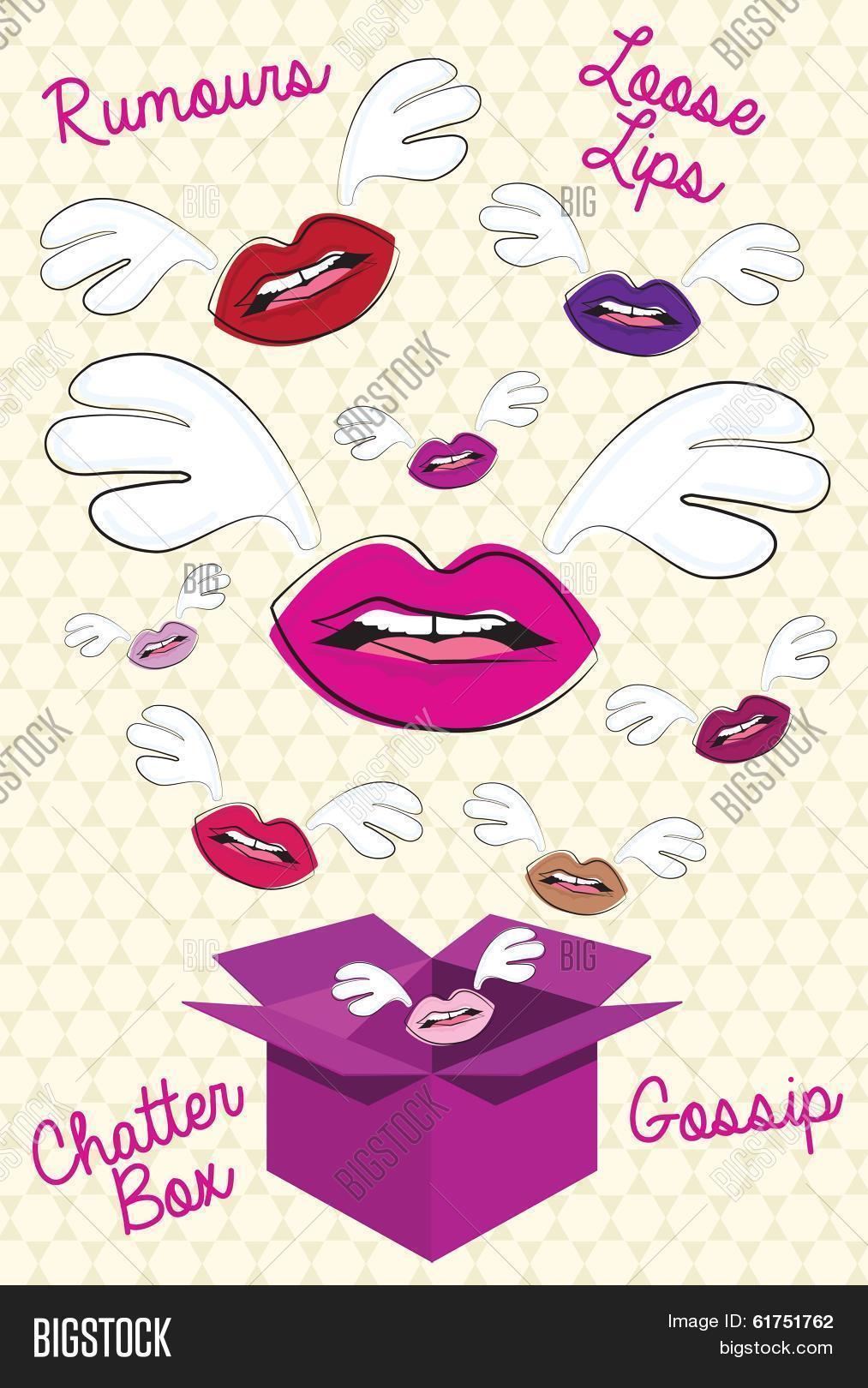 Chatter Box Vector Vector & Photo (Free Trial) | Bigstock