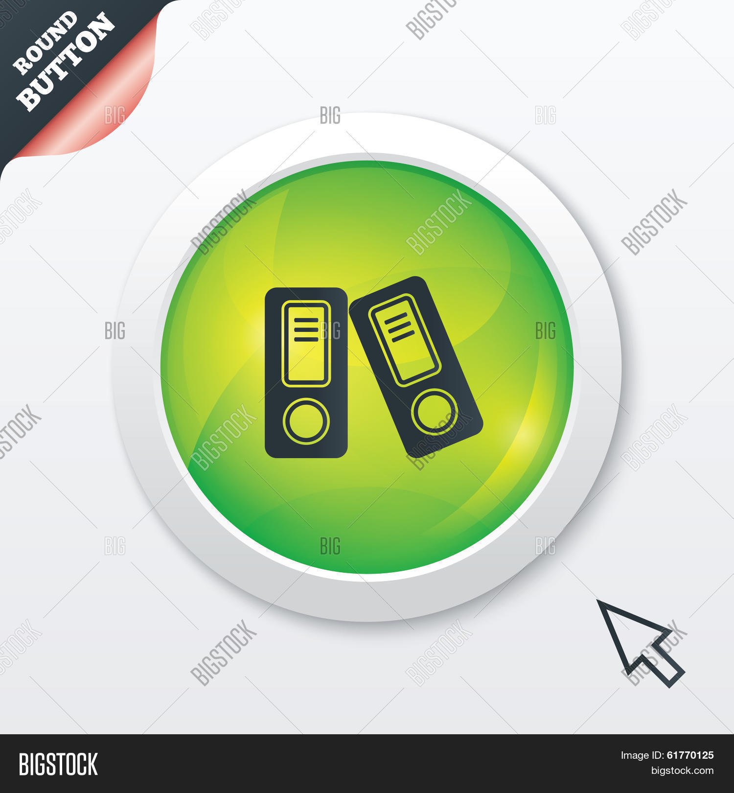 Document Folder Sign Vector & Photo (Free Trial) | Bigstock