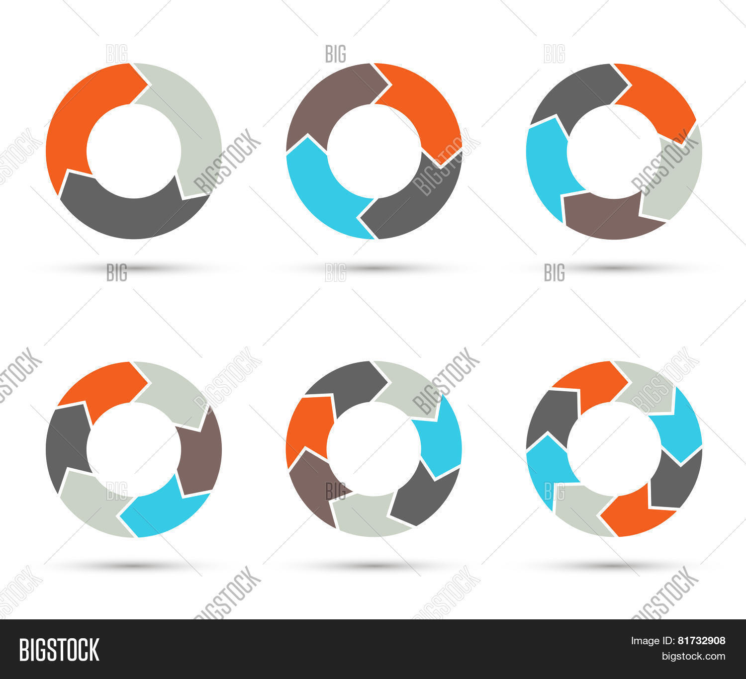 Vector Circle Arrows Vector & Photo (Free Trial) | Bigstock