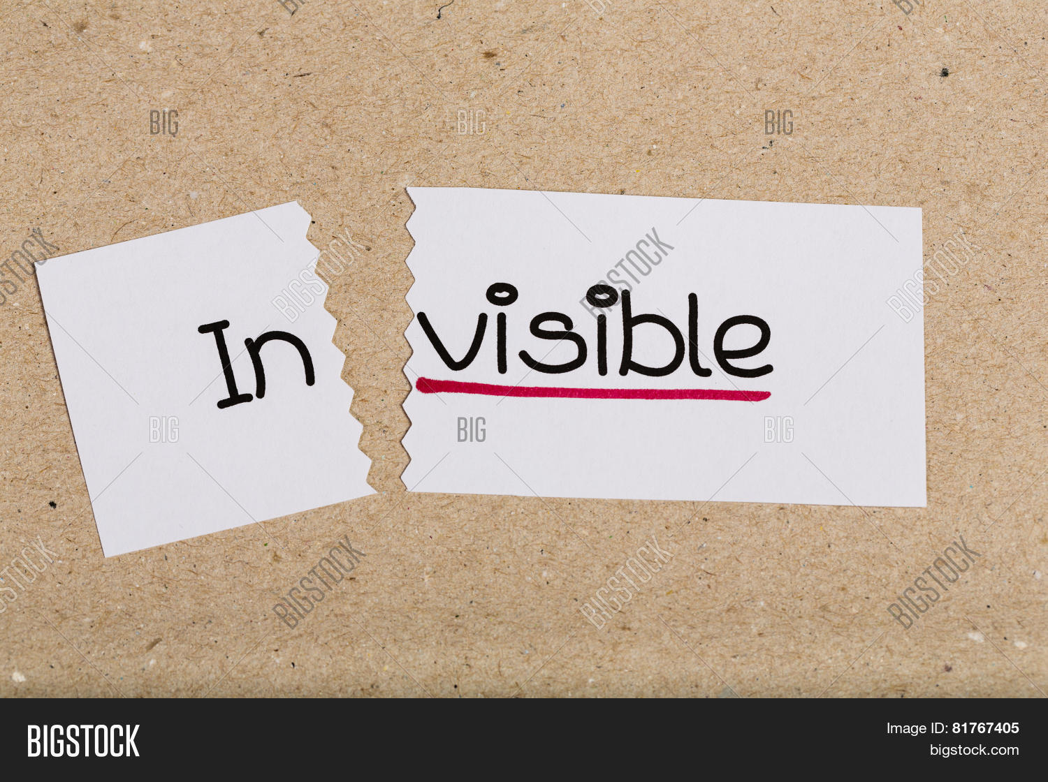 Sign Word Invisible Image & Photo (Free Trial) | Bigstock
