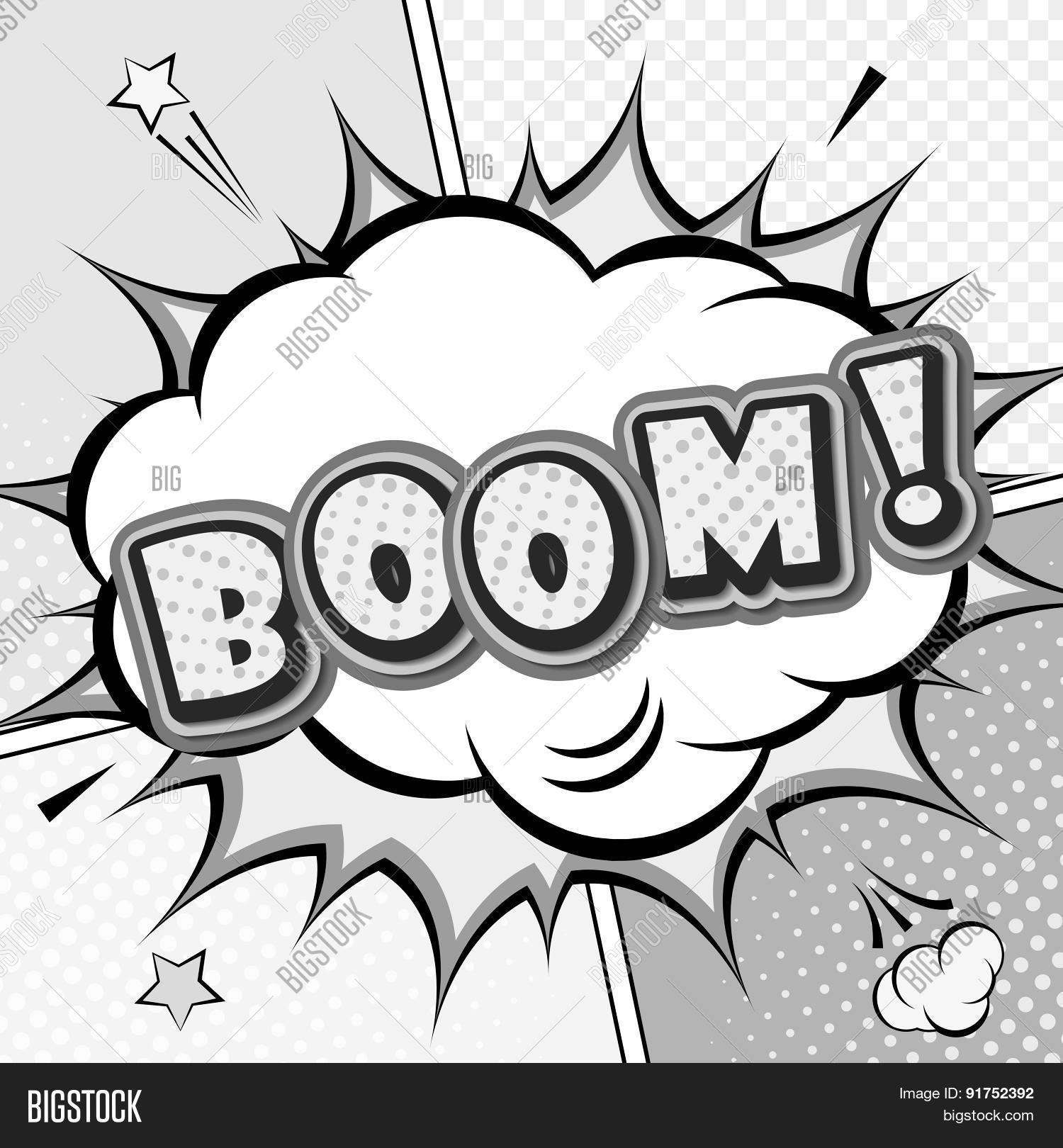 Boom. Vector Comic Vector & Photo (Free Trial) | Bigstock